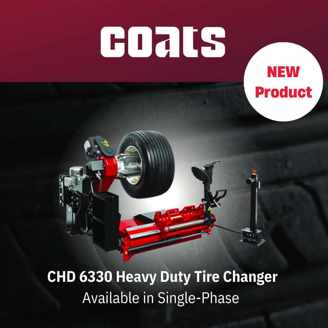 Coats Releases New CHD 6330 Heavy Duty Tire Changer Model