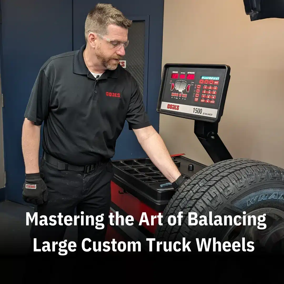 Mastering the Art of Balancing Large Custom Truck Wheels
